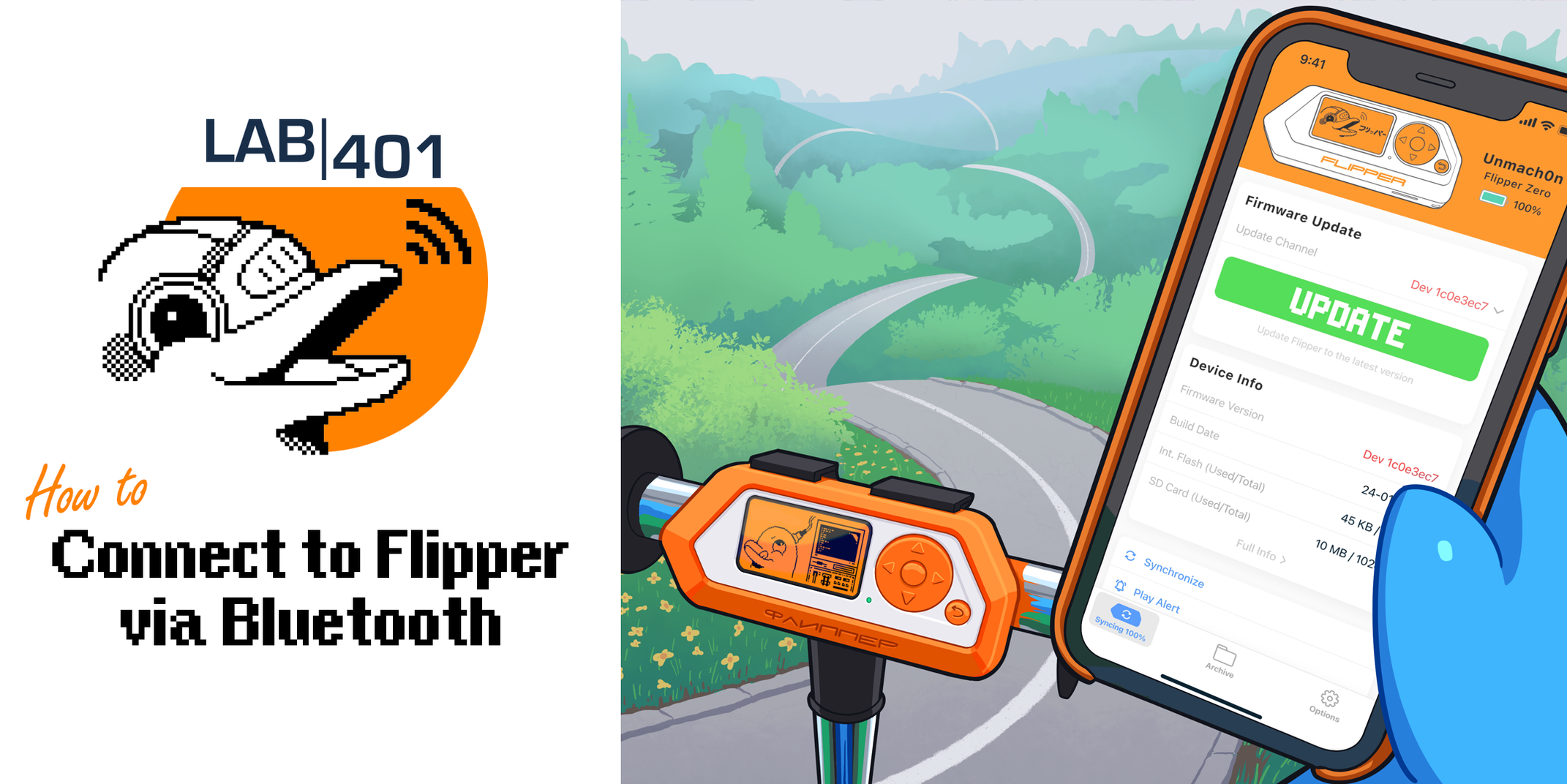 How to Connect to your Flipper Zero via Bluetooth — Lab401