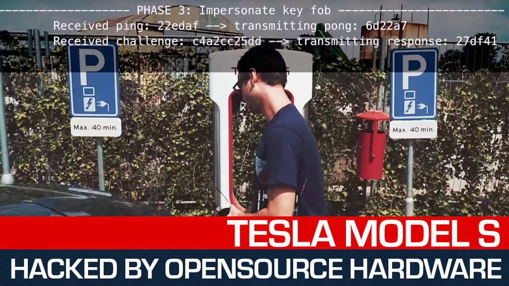 Tesla S hack powered by Open Source tools – Lab401