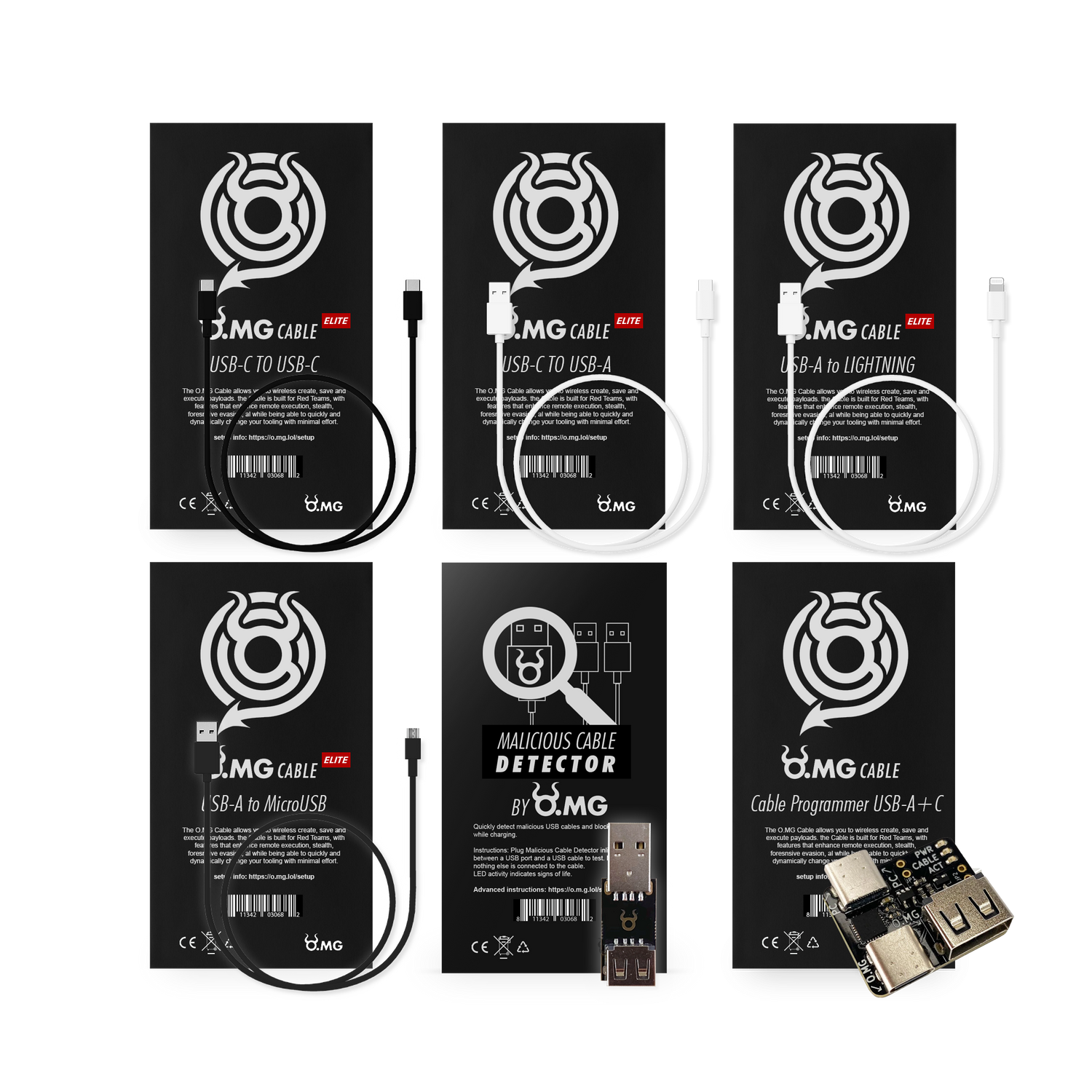 O.MG Cable Programmer (USB A+C) — Lab401